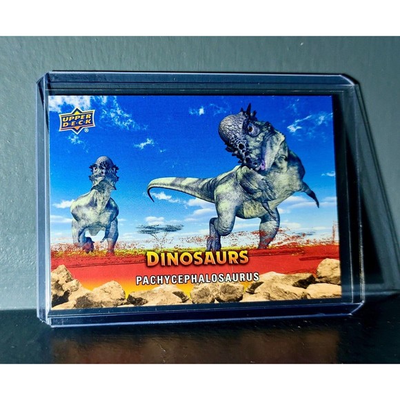 Other | 215 Upper Deck Dinosaurs Pachycephalosaurus Extinction Red ...